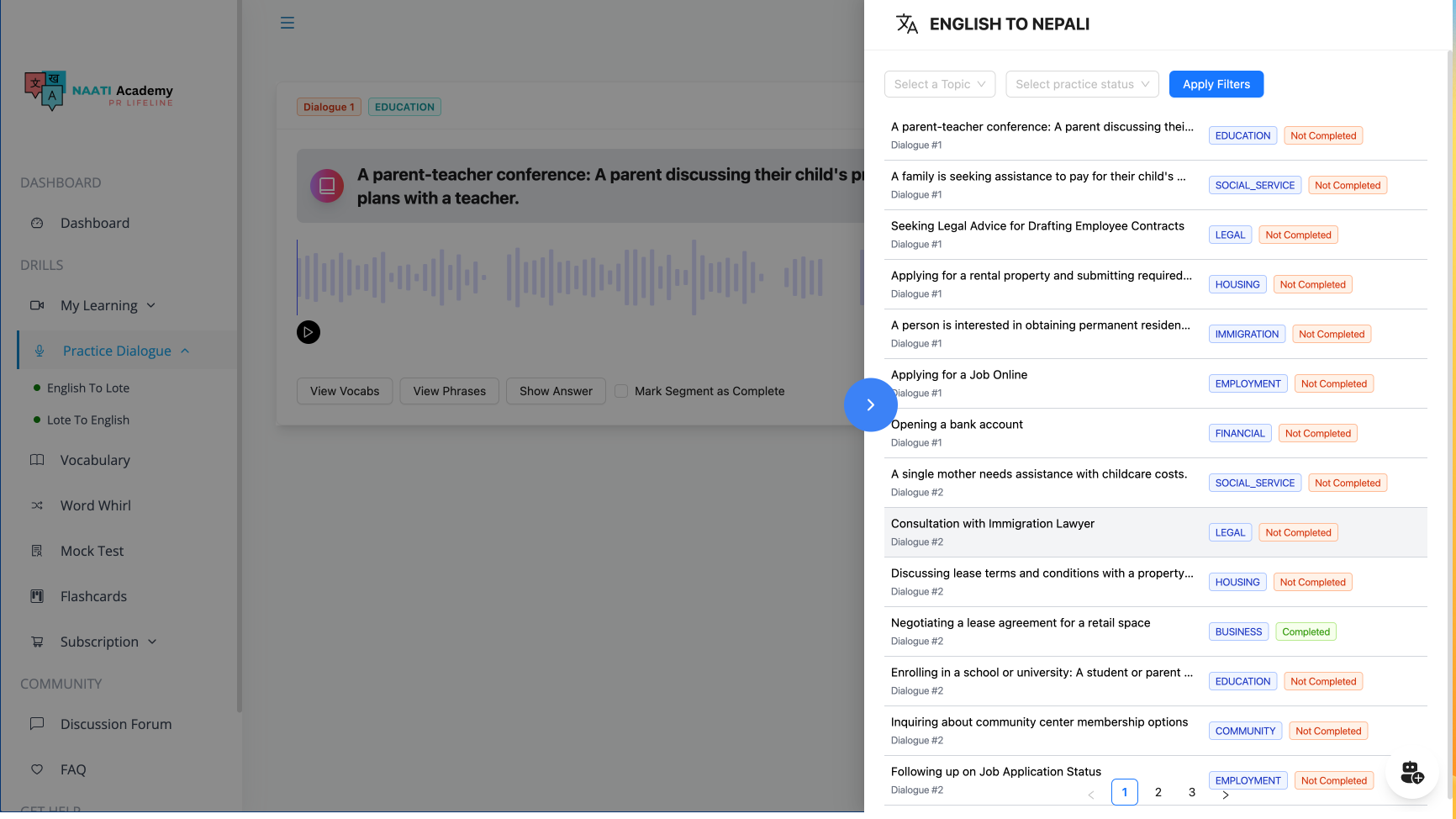 NAATI Academy: Free AI Powered NAATI Practice Portal